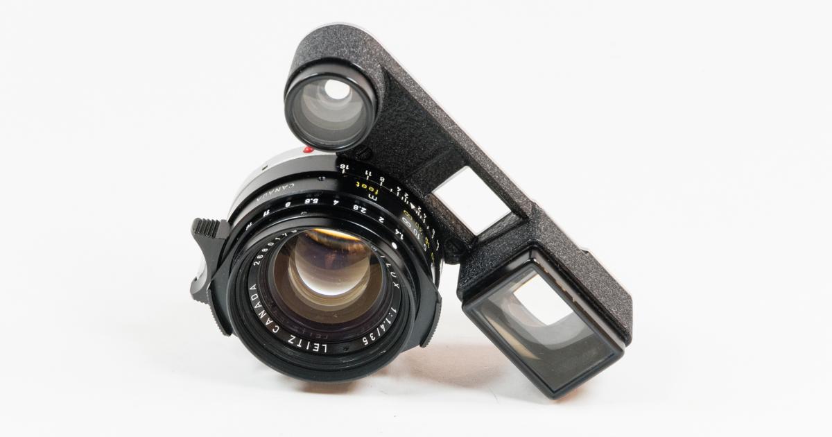 The 35 Summilux-RF f1,4 for the Leica M3 – in black enamel The 35 Summilux-RF f1,4 for the Leica M3 – in black enamel
